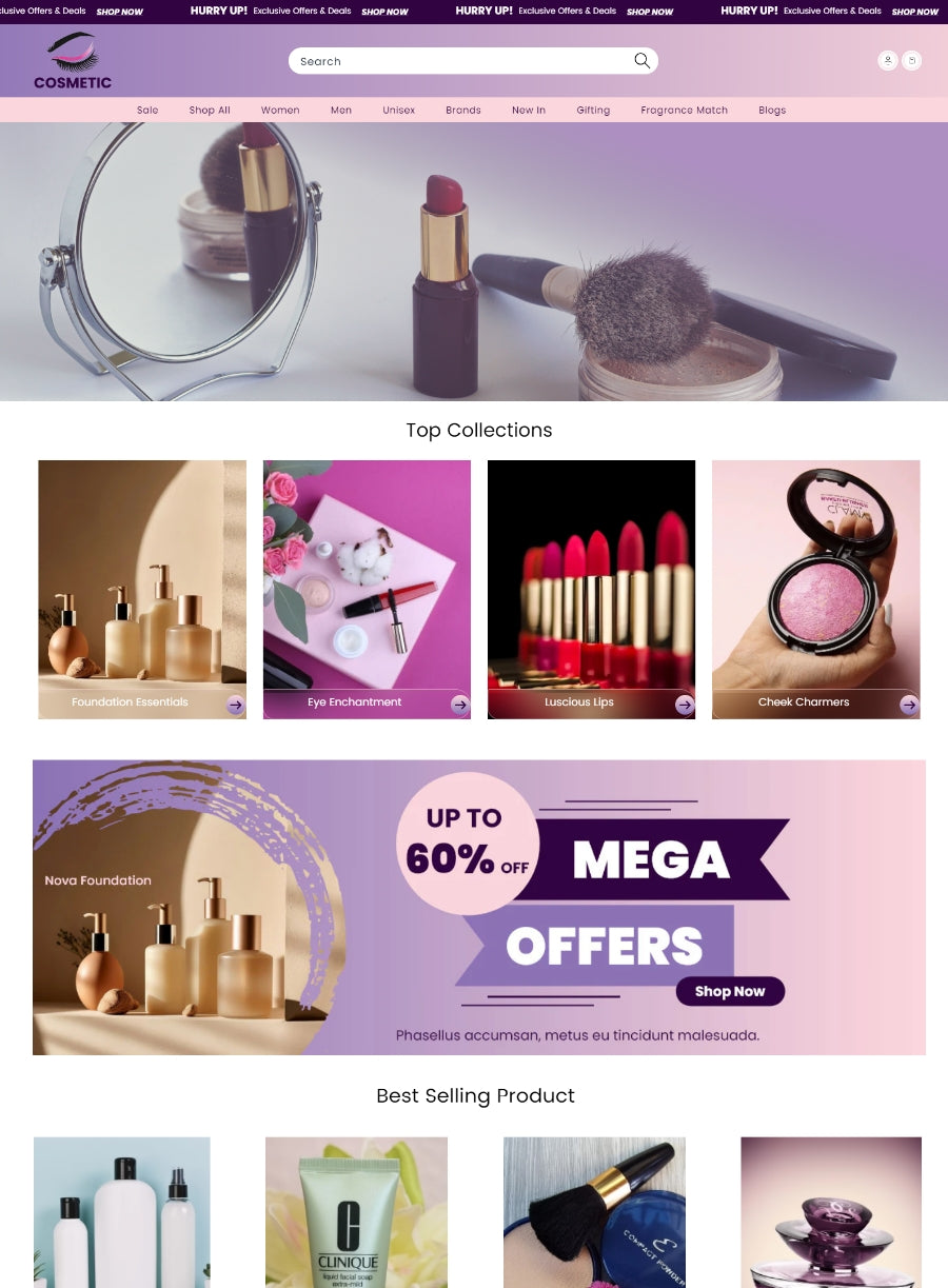 Free Cosmetic Store Shopify Theme – Buy WP Themes