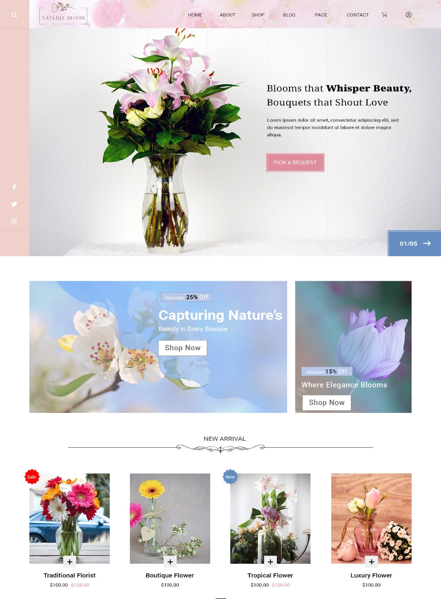Free Flower Shop Wordpress Theme – Buy WP Themes